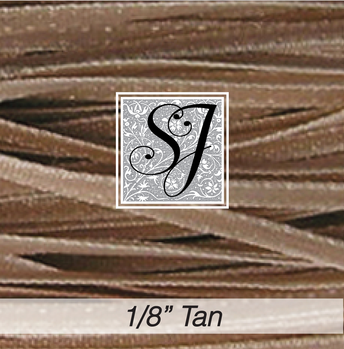 1/8″ Tan Satin Ribbon | SJ Designs