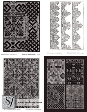 French Lace Patterns Vol. 2: A Collection of Needlework Designs from ...