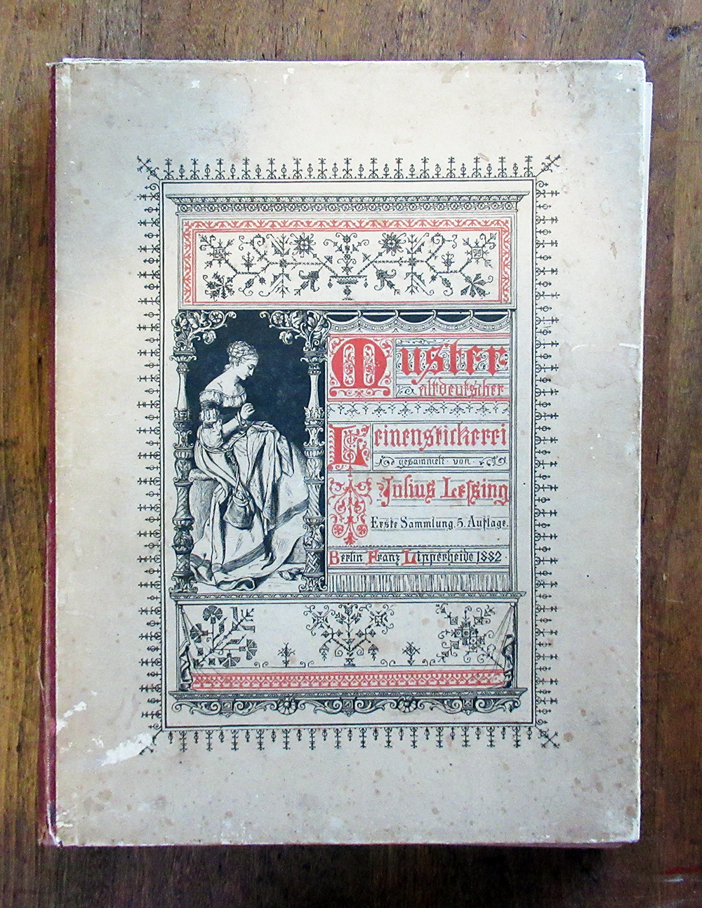 1890 Old German Embroidery Patterns 1st portfolio by Julius Lessing ...