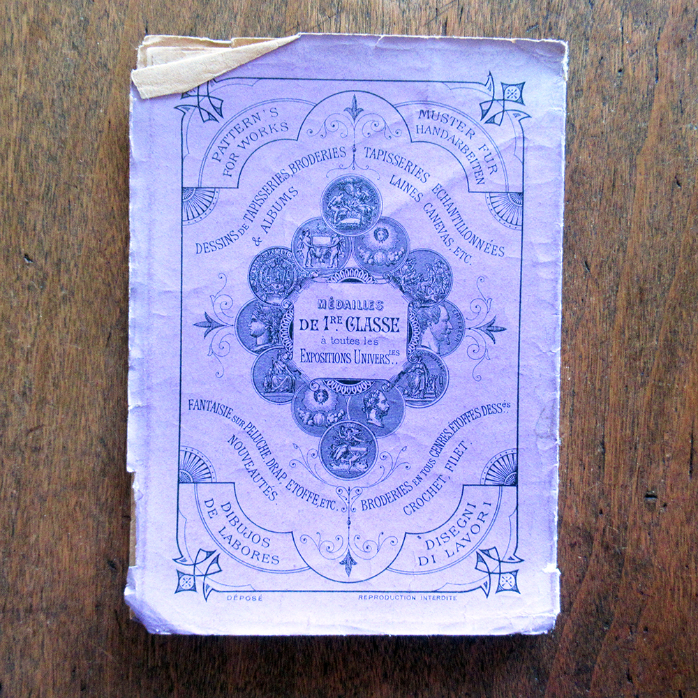 1880s Maison Sajou pattern book #203 with 8 alphabet charts | SJ Designs