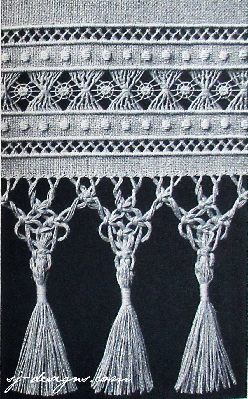 1930s DMC Library Drawn Thread Work 2nd Series | SJ Designs