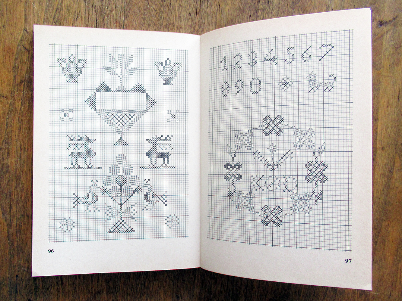 1971 Beautiful Old German Sampler Patterns | SJ Designs